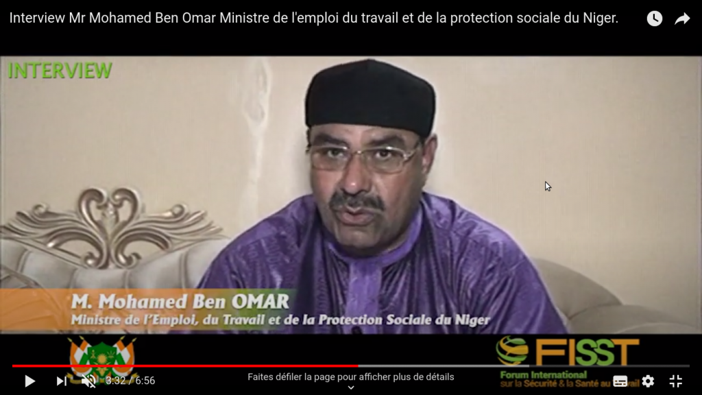 Décès de M. Mohamed Ben Oumar, Ministre Nigérien de l'Emploi, du ...